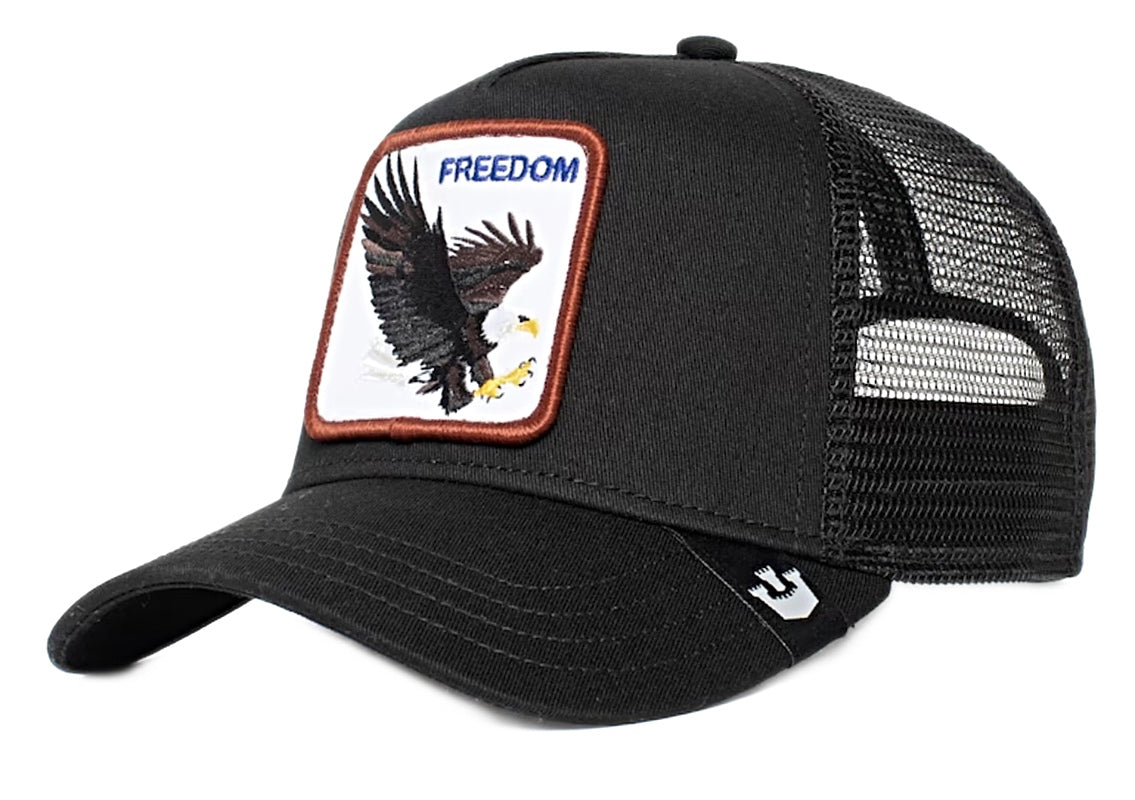 Goorin 'Freedom' Trucker Style Baseball Cap in Black – Grand Hatters