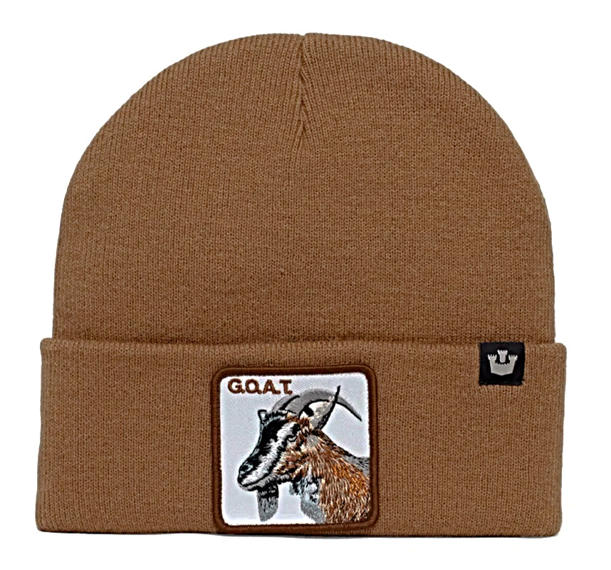 Goorin 'Haute Goat' Acrylic knitted Beanie in Camel – Grand Hatters