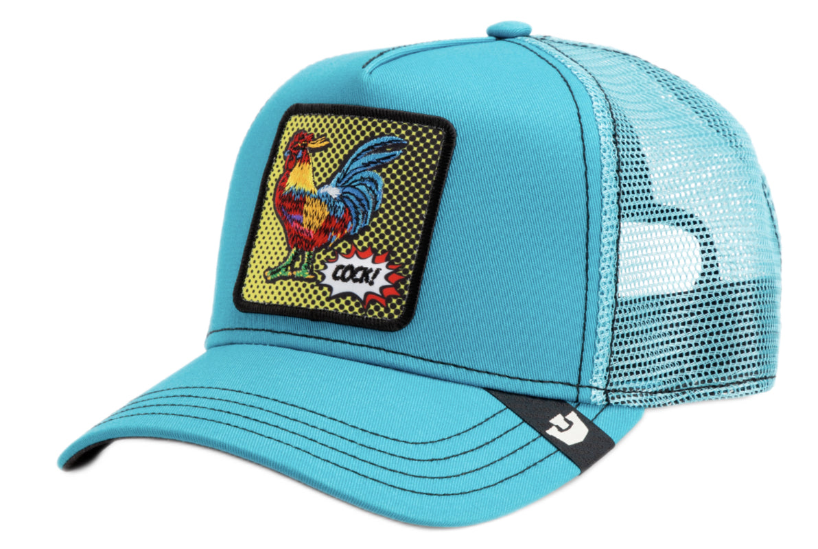 Goorin 'Pop-Art Rooster' Trucker Style Baseball Cap in Cruise (Sea Blu ...