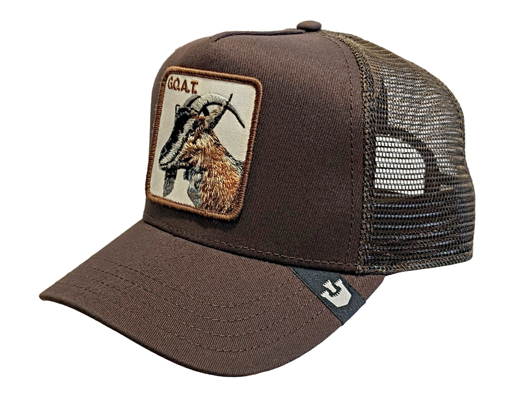 Goorin 'The Goat' Trucker Style Baseball Cap in Brown – Grand Hatters
