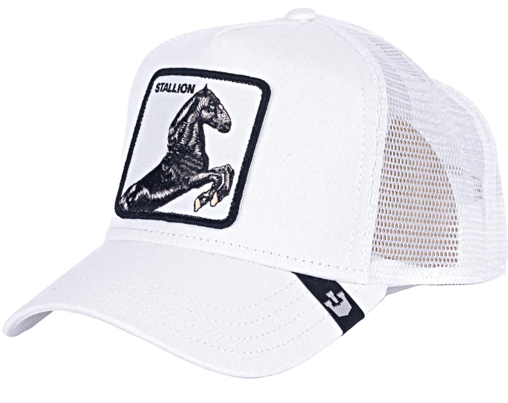 Goorin 'The Stallion' Trucker Style Baseball Cap in White – Grand Hatters