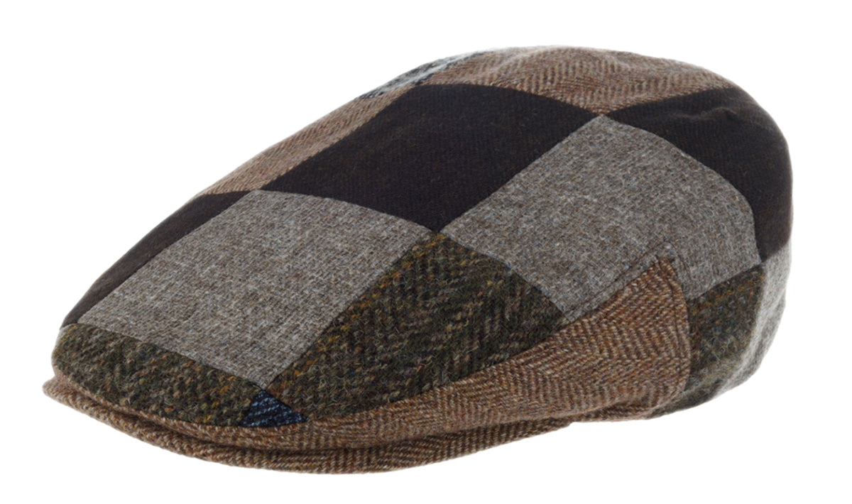 Lierys Wool Tweed Patchwork flat cap – Grand Hatters