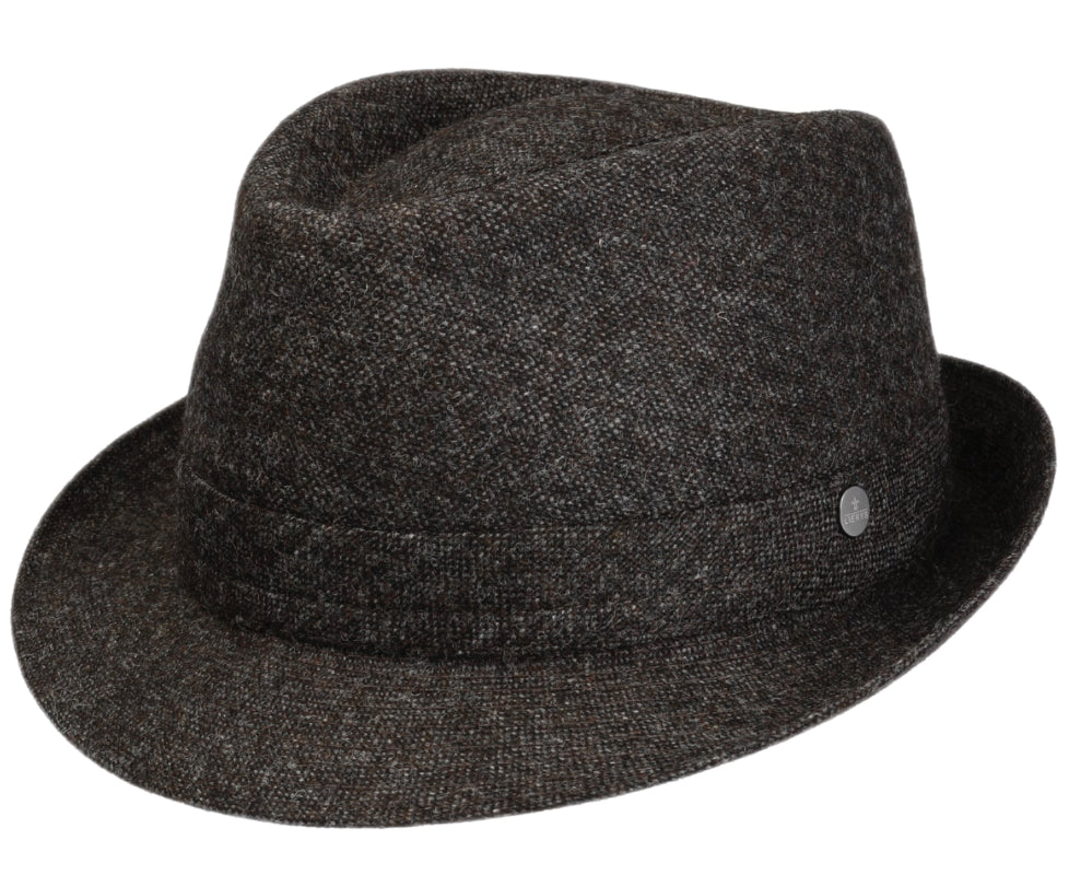 Lierys Wool low profile crown casual Trilby hat in Grey – Grand Hatters