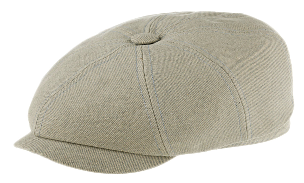 Stetson Hatteras Cotton Twill 8 panel Baker boy cap in Beige – Grand ...