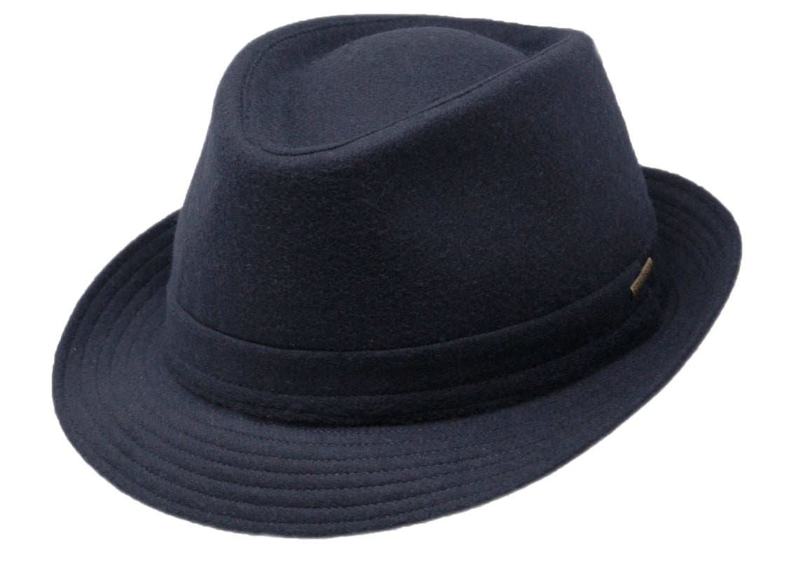 Stetson Virgin Wool blend Semi-casual Navy Trilby hat – Grand Hatters