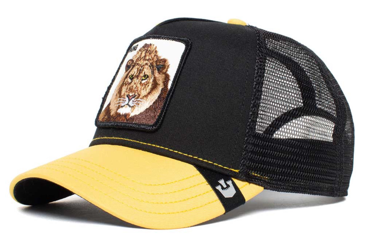 Goorin 'The King Lion' Trucker Style Baseball Cap in Gold – Grand Hatters