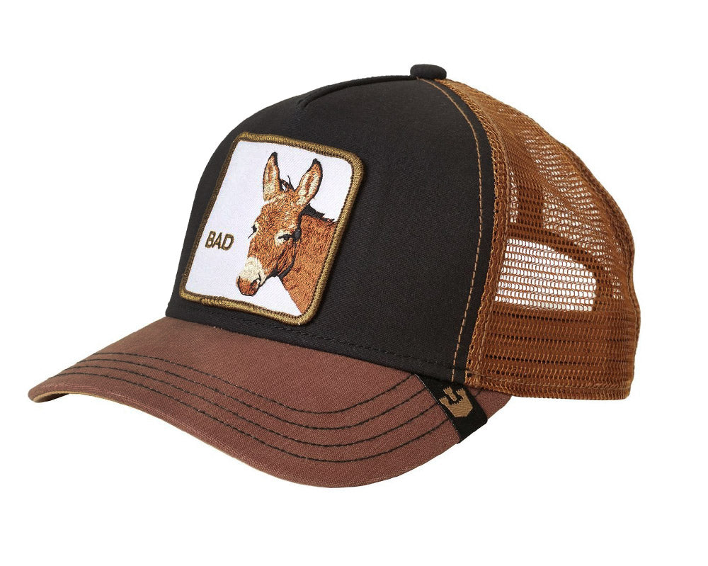 Goorin 'Bad Ass' Trucker Style Baseball Cap in Brown – Grand Hatters