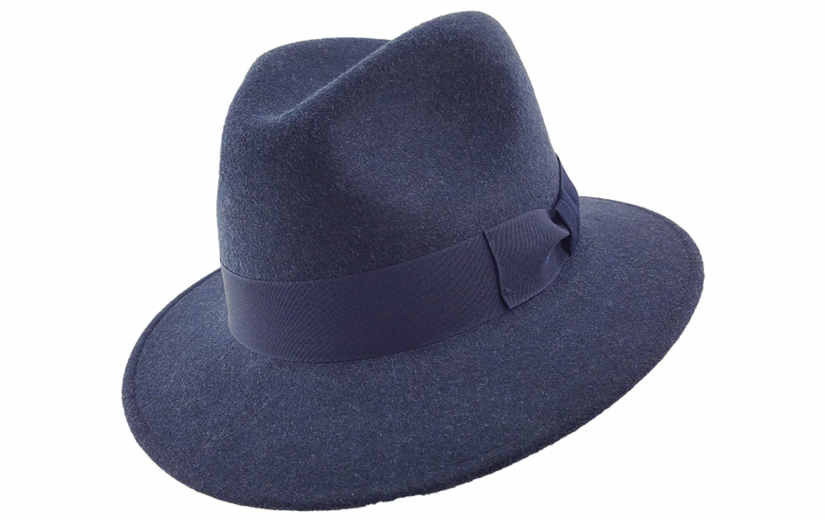 Stanton packable Italian wool Navy fedora hat – Grand Hatters